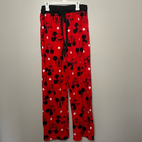 Disney | Pants & Jumpsuits | Disney Mickey Mouse Pajama Pants Small ...
